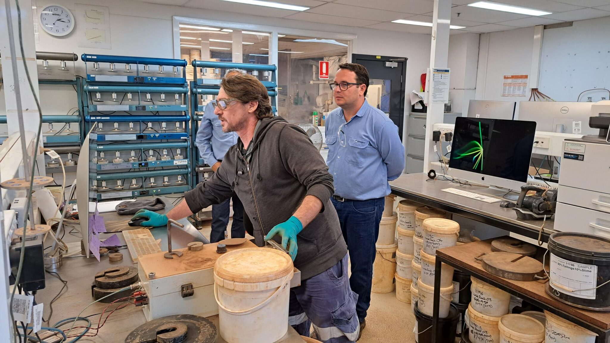 Samarco visits TUNRA Bulk Solids - TUNRA Bulk Solids